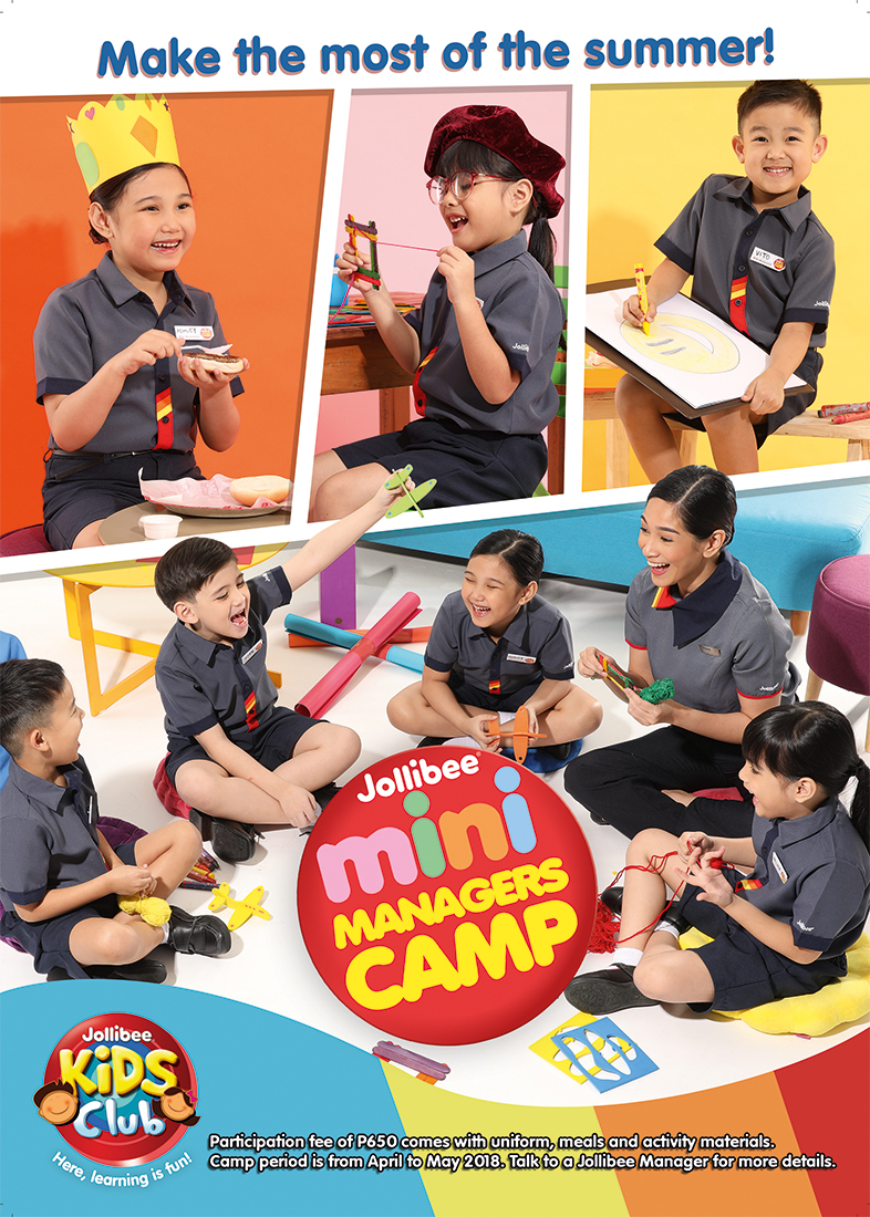 Jollibee Kids Club Mini Managers Camp Offers Fun And Learning ...