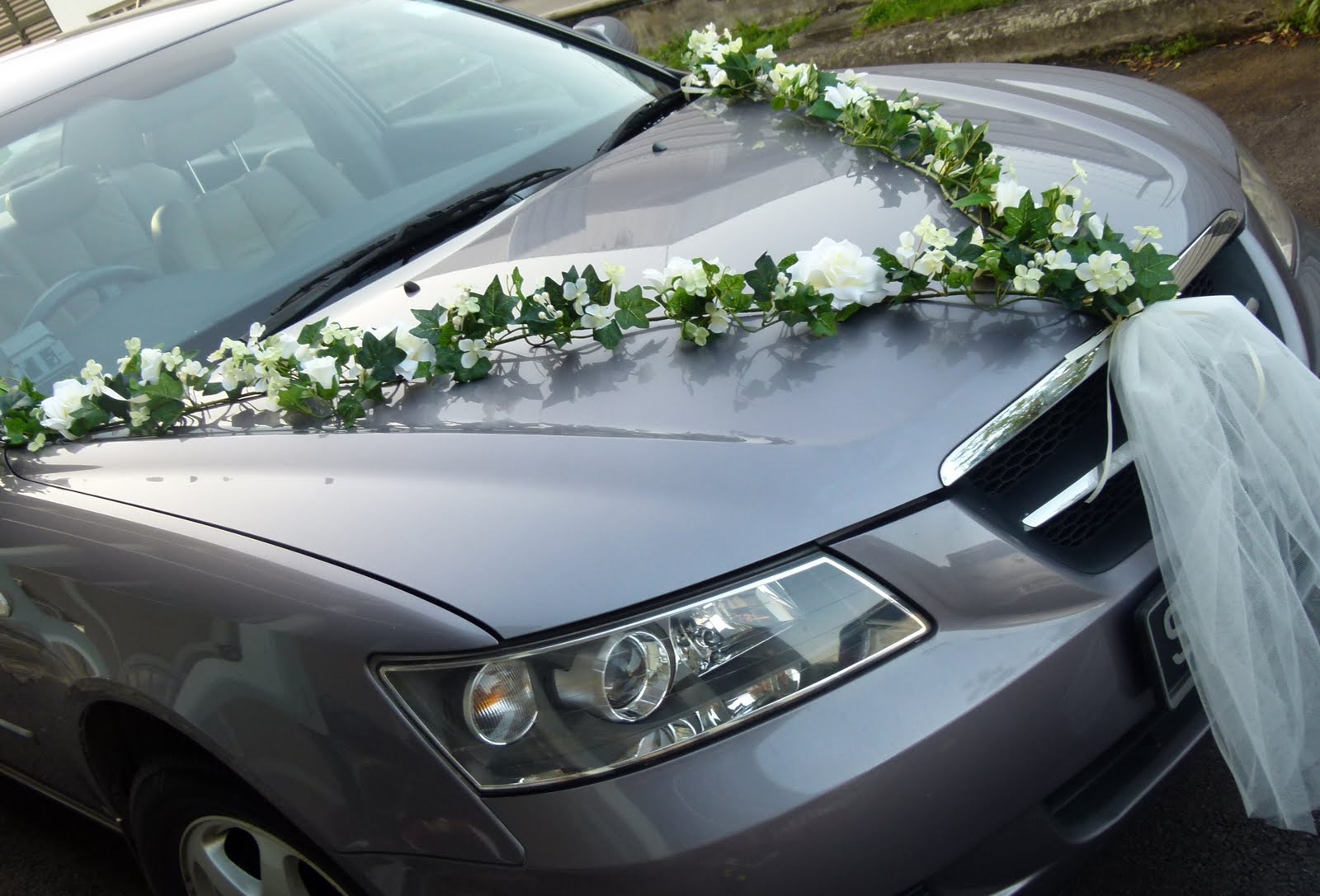 Lynette & U: Wedding Car Decorations