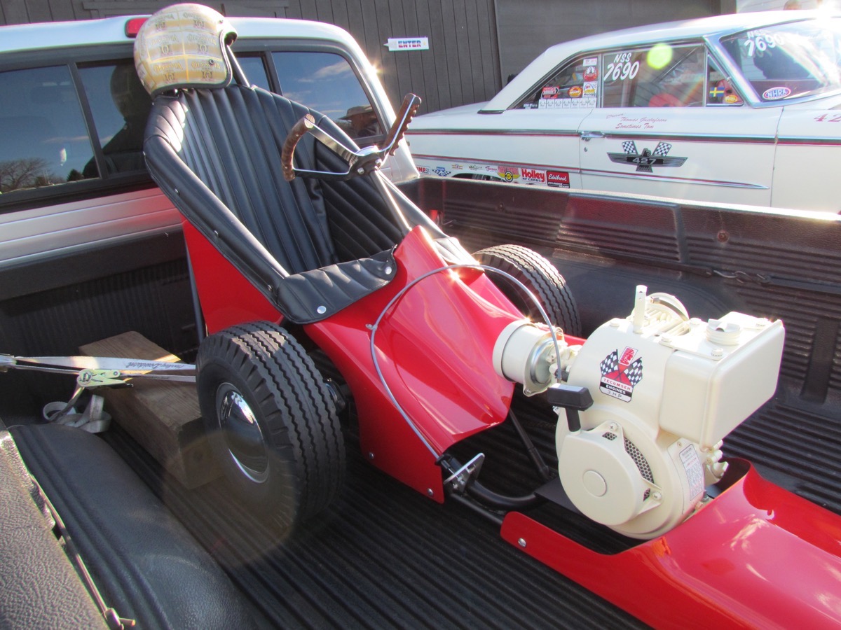 Just A Car Guy: Mickey Thompson in his mini-dragster