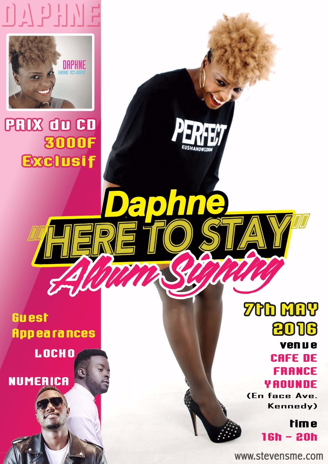 DULCE CAMER...: DAPHNE HERE TO STAY ALBUM SIGNING IN YAOUNDE...