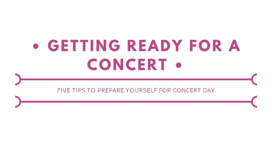 GETTING READY FOR A CONCERT - Dawn's Journal
