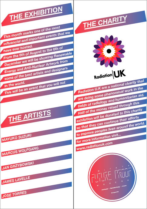 Design Practice: Flyer Back Designs