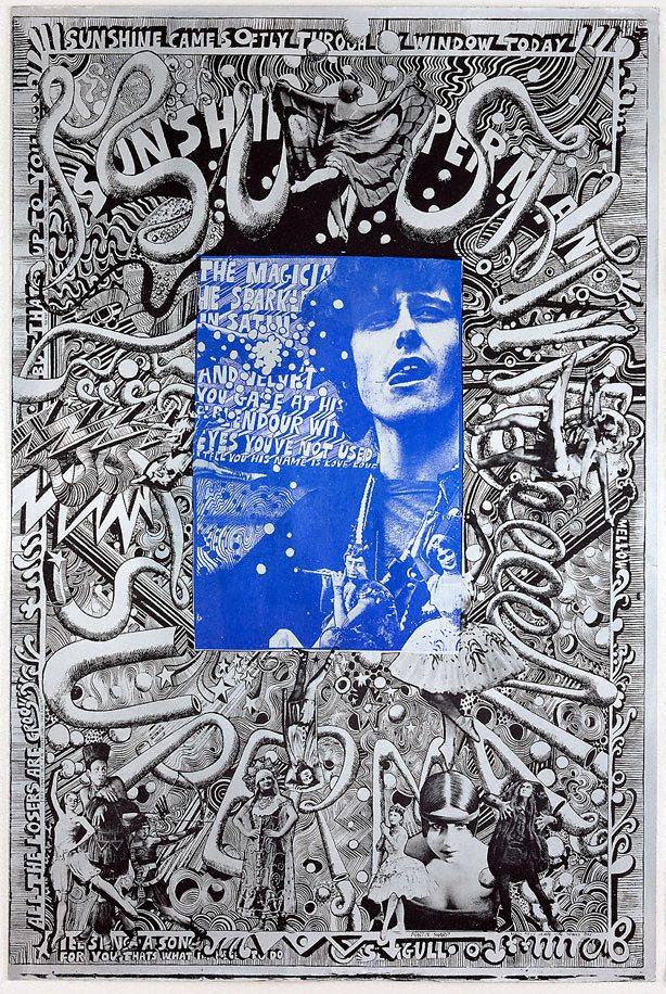Martin Sharp's Sunshine Superman poster 1967