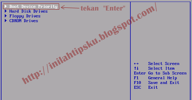 Teknik Komputer Jaringan: Booting BIOS dan Instalasi windows7