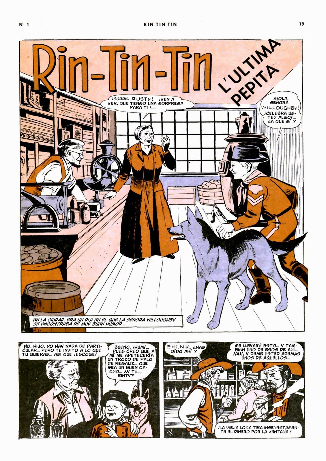 Traducciones de comics inéditos. José Ruiz DelAmor: Rin-tin-tín y Rusty ...