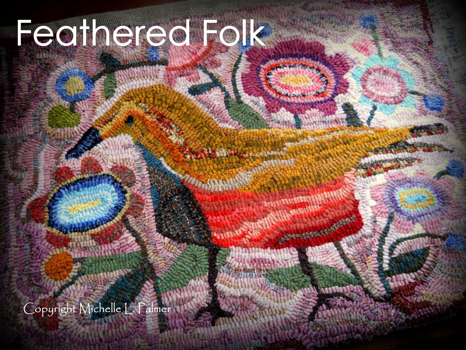 Michelle Palmer: Punch needle pattern~