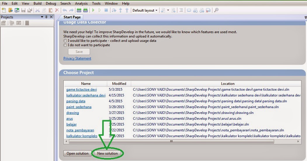 Devi Tinambunan: MEMBUAT GAME TIC TAC TOE DI SHARPDEVELOP C#