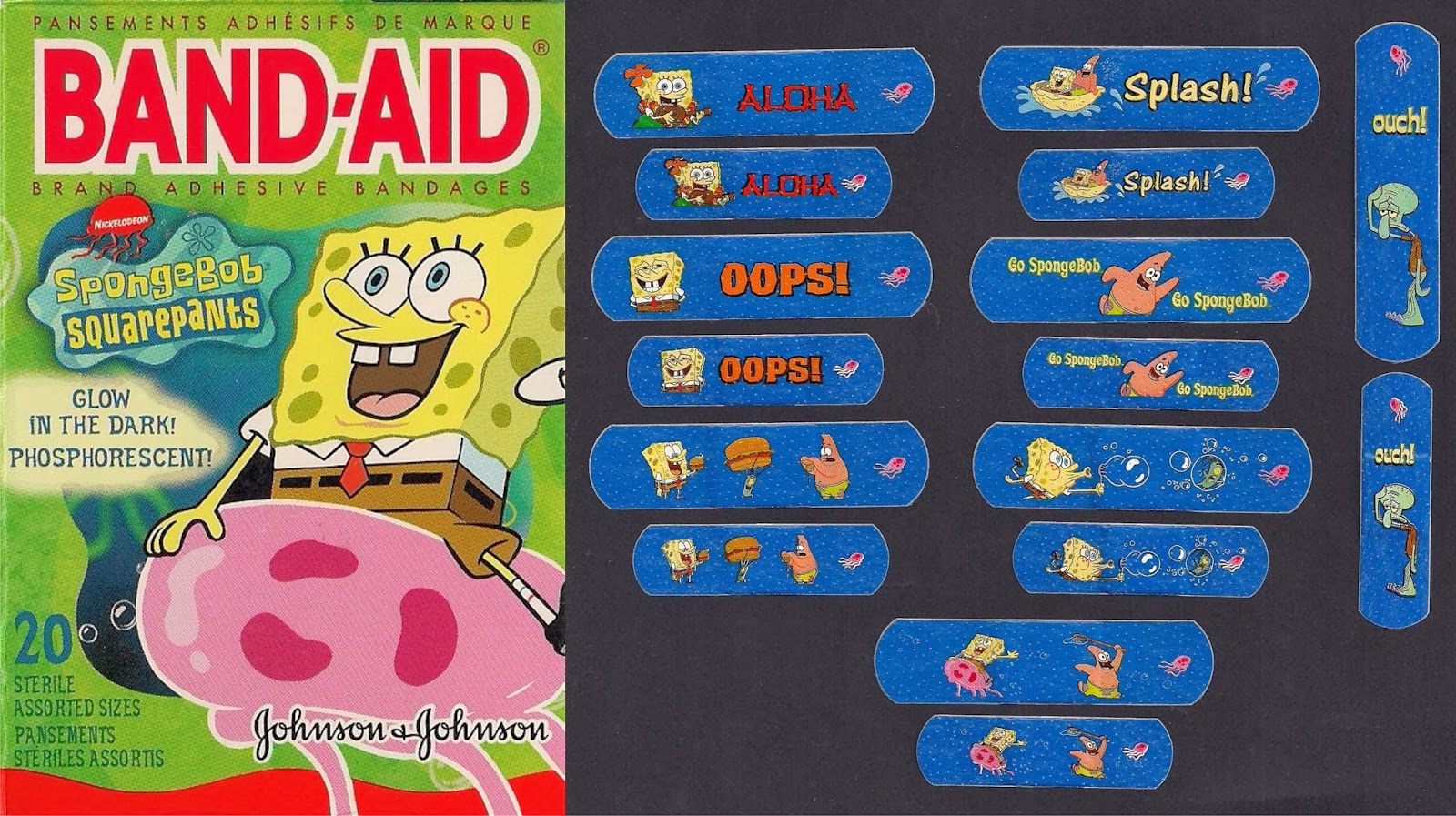 Band-aid Collection.: Sponge Bob