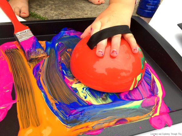 Learning and Exploring Through Play: Outdoor Gross Motor Art