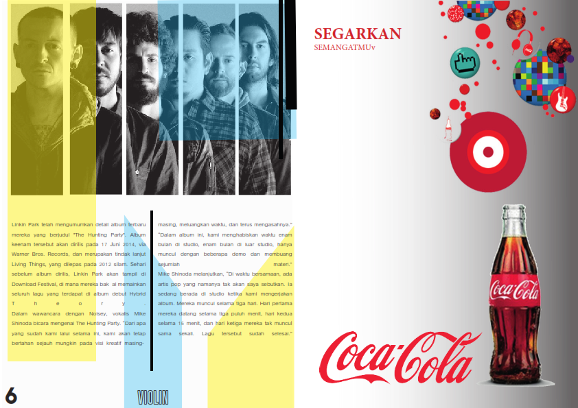 My Portofolio : Contoh Mini Magazine dengan menggunakan Adobe ...