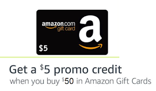 Free $5 Amazon Promo Code When You Buy a $50 Amazon Gift Card ...