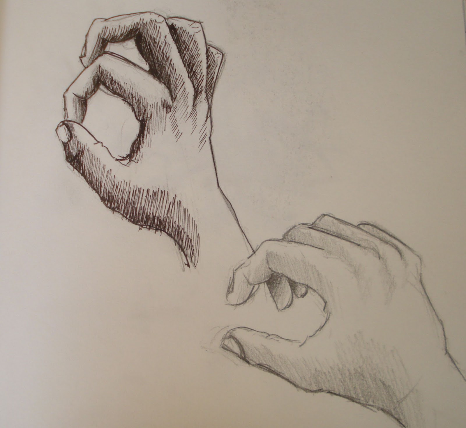 Oliver Nicholls Creative Works: Hand Study