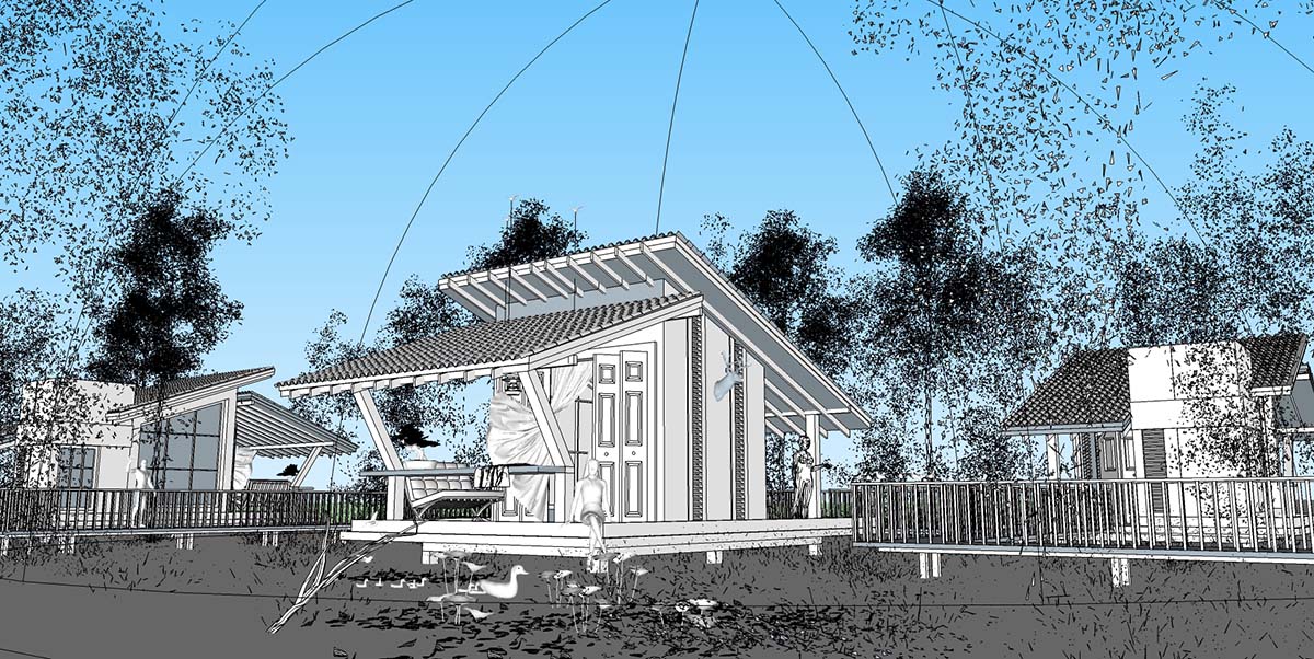 Free Sketchup Model Eco Resort #50 & Vray Visopt | Decorate Free