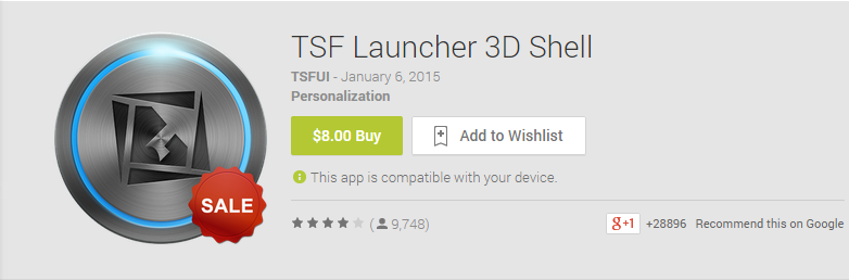اجمل واسرع قاذف تطبيقات TSF Launcher 3D Shell بتحدبث جديد رائع ...
