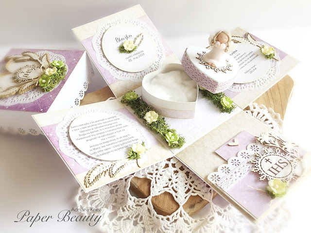 Scrapiniec inspirations on blogspot: Exploding Box for First Communion ...