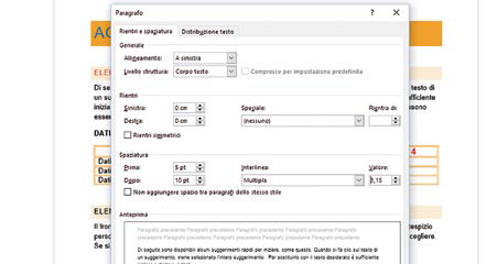Come formattare documento Word: tabulazioni, rientri, interlinee e ...