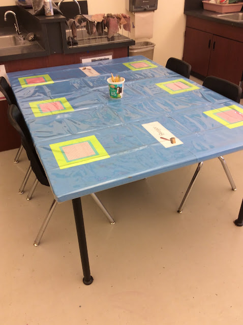 Mini Matisse: Vinyl Covered Art Tables