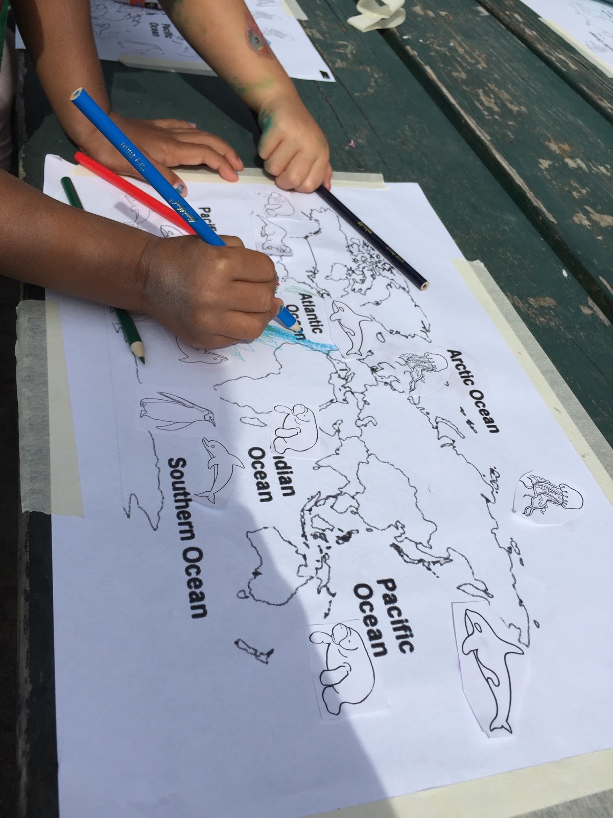 Charlotte Mason in Santa Monica: Preschool Geography Lesson: Oceans