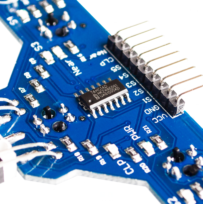 โปรเจค หุ่นยนต์เดินตามเส้น 5 เซ็นเซอร์ BFD-1000