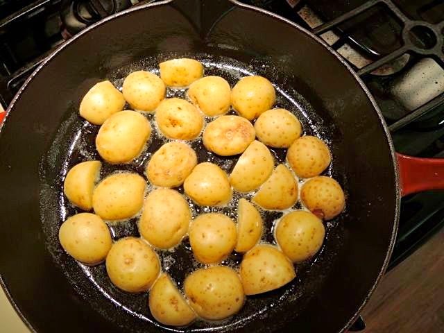 The Briny Lemon: Pan-Seared Salt-and-Vinegar Potatoes