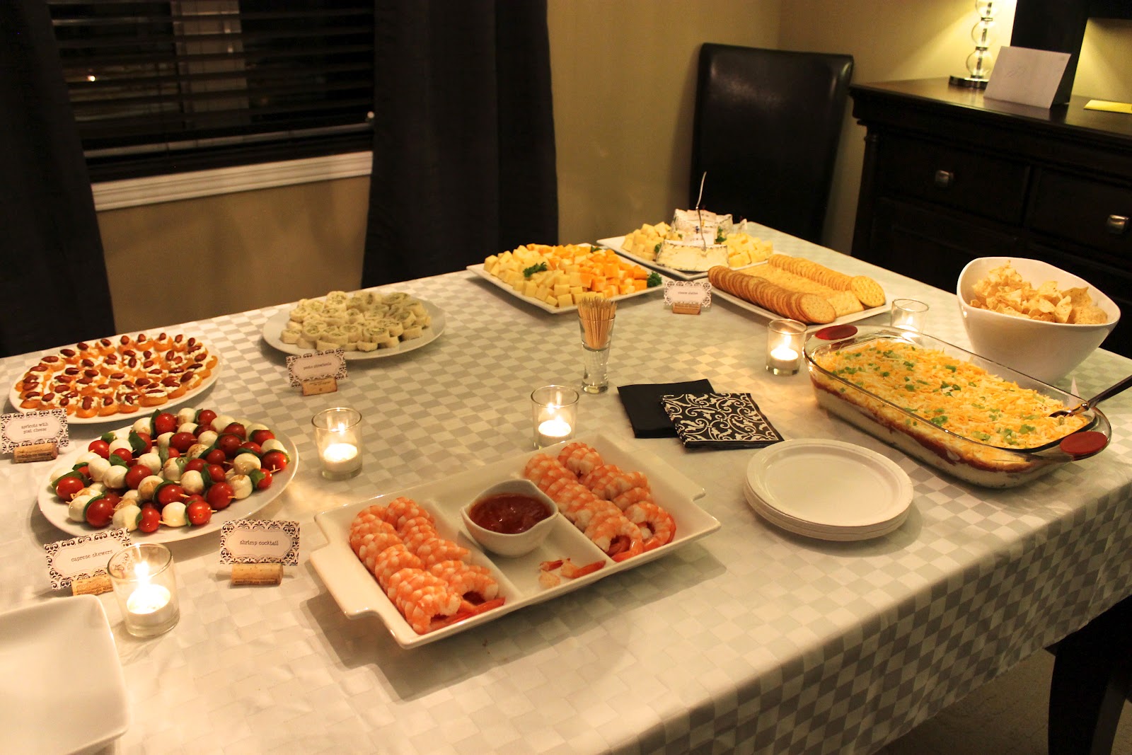 KM Decor: Cocktail Party Menu