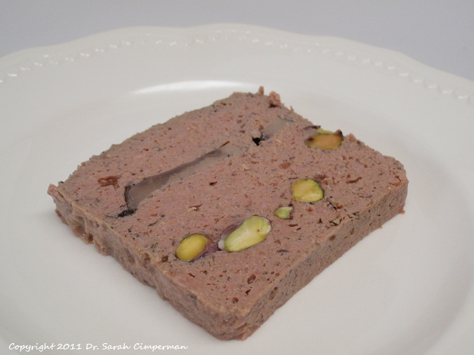 Country Paté with Pistachios and Portobello