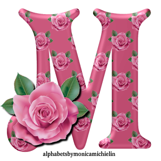 M. Michielin Alphabets: ALFABETO ROSA, ROSE ALPHABET