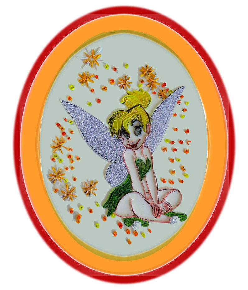A Journey into Quilling & Paper Crafting: Tinkerbell - Graphic Quilling ...