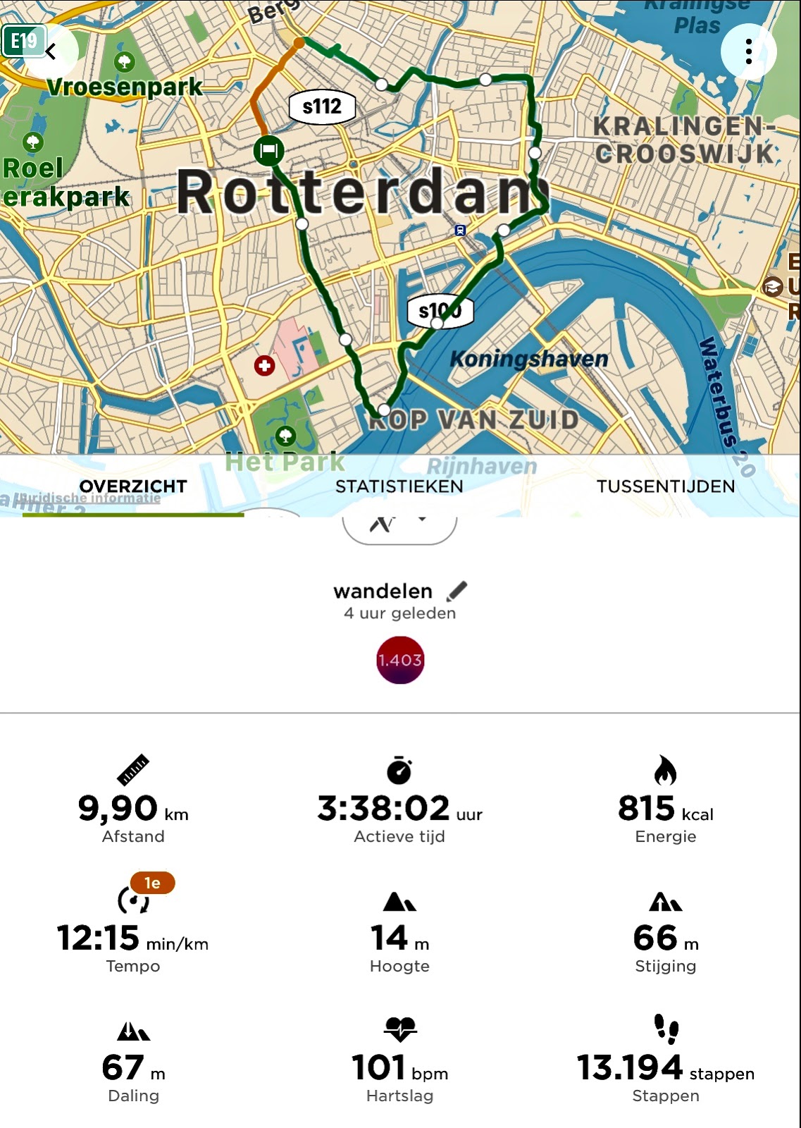 Wandel, fiets en vakanties : Rotterdam