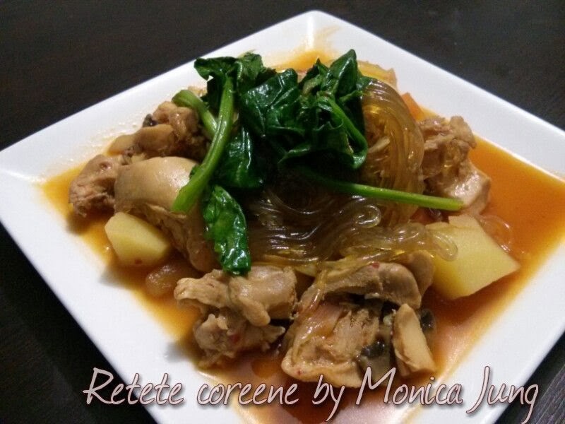 Retete coreene pentru acasa...by Monica Jung: Bongchujimtak-pui cu sos ...