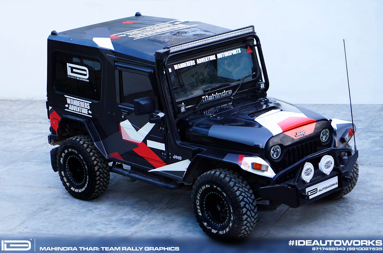 Rally Team Livery: Mahindra Thar | IDE Autoworks