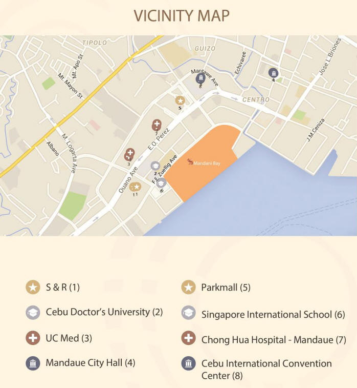 mandaue city cebu condominiums: units available mandani bay cebu