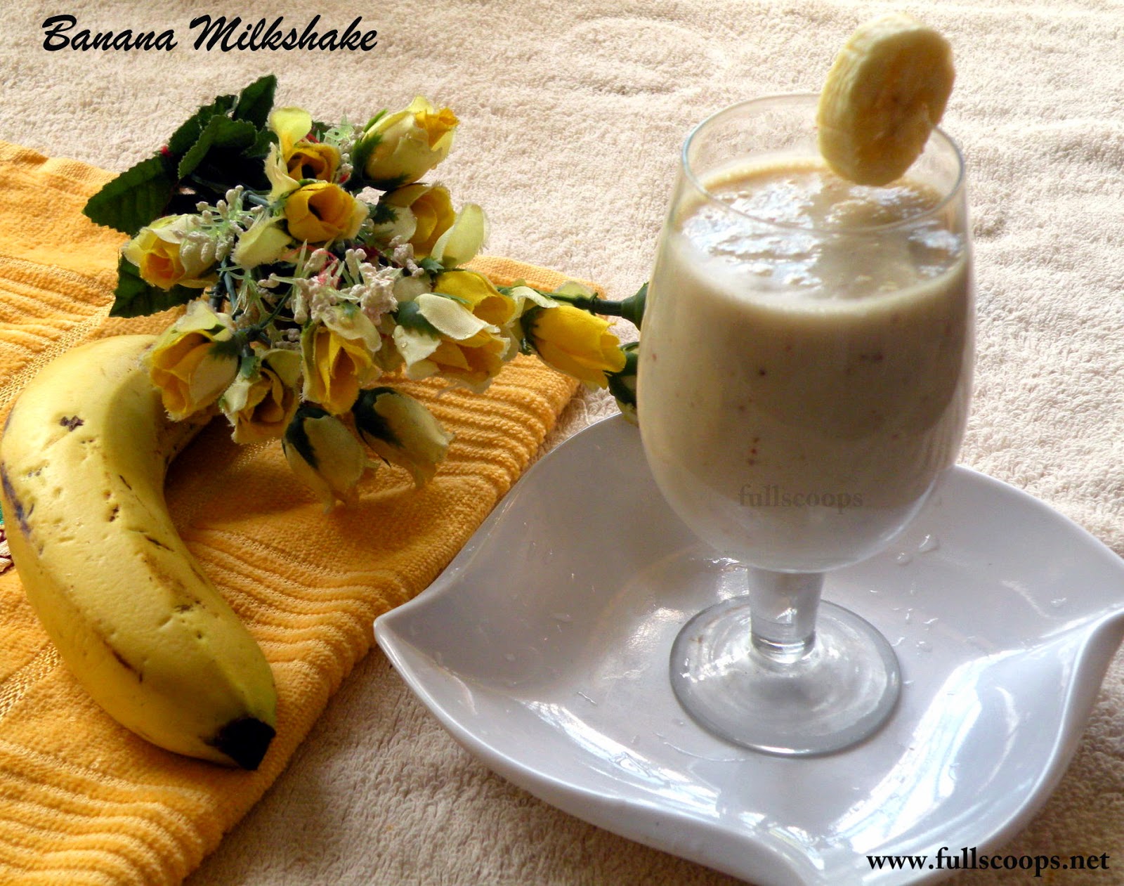 Banana Milk Shake ~ Full Scoops - A food blog with easy,simple & tasty ...