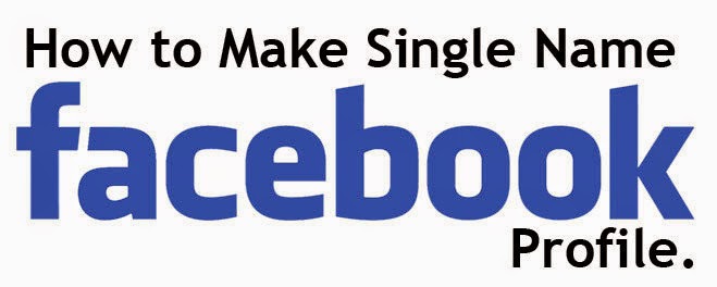 How To Create Single Name Id on Facebook