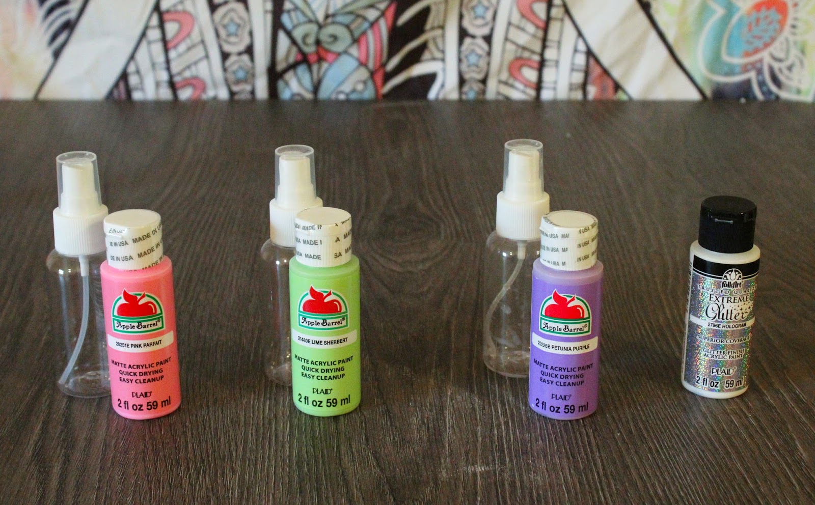 DIY Glitter Spray Paint