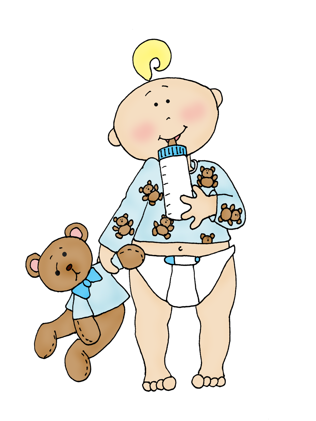 Free Dearie Dolls Digi Stamps: Baby Boy