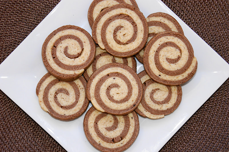 Mocha Swirl Cookies | The Kitchen is My Playground