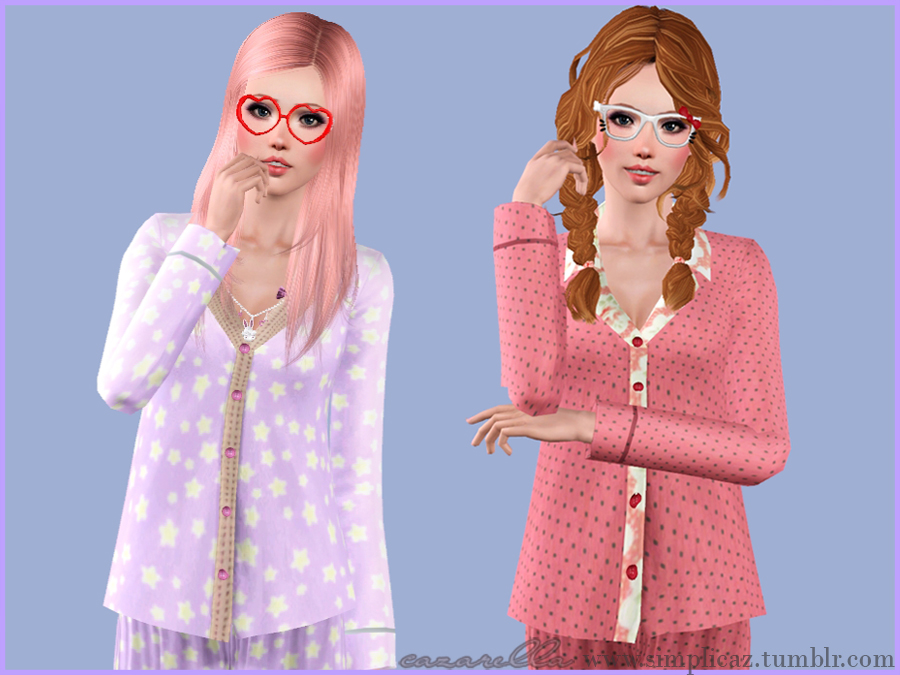 My Sims 3 Blog: Cute'n'Comfy PJ Set for Females by Simplicaz