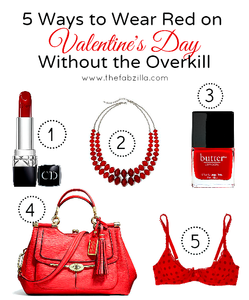 5 Ways To Wear Red On Valentine's Day Without The Overkill - thefabzilla