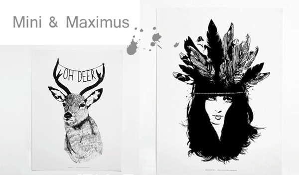 KidsroomZuid : BOEVEN AAN DE MUUR: DE MINI & MAXIMUS POSTERS