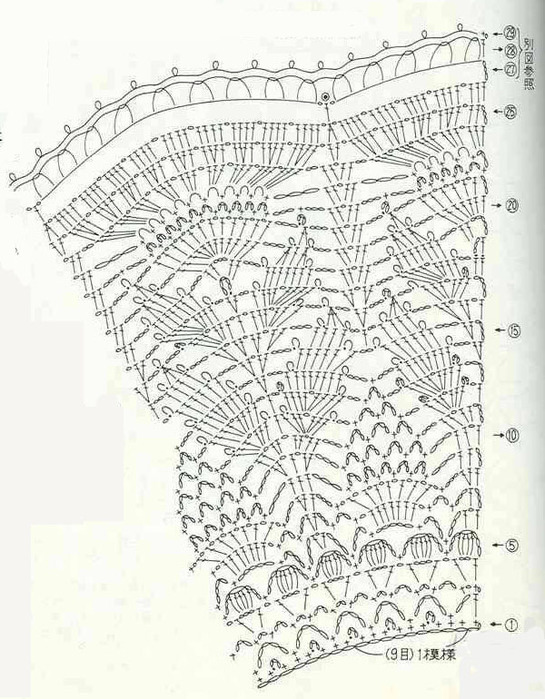 Tina's handicraft : 72 charts for crochet shawl