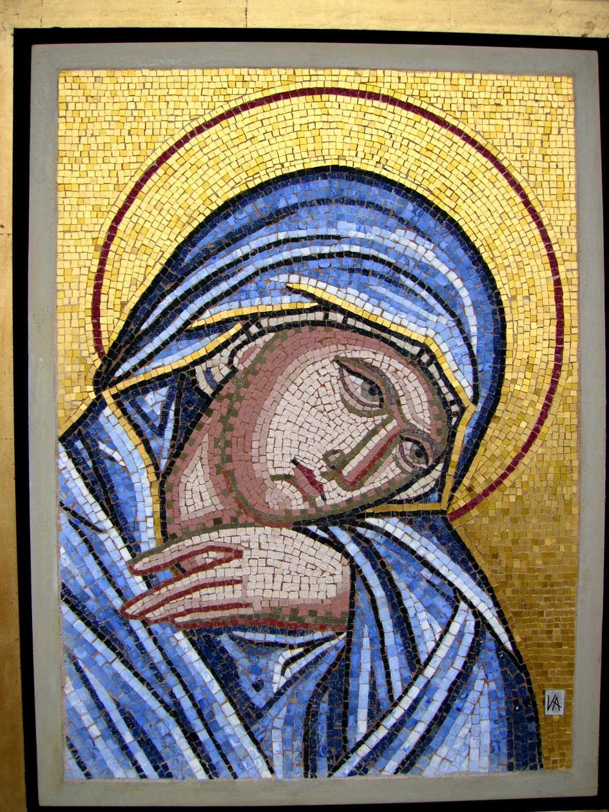 Mosaics24 - Ψηφιδωτά: ΨΗΦΙΔΩΤΑ:ΠΑΝΑΓΙΕΣ