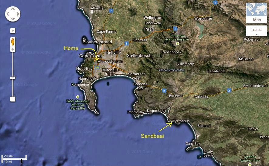 Murray & Candace's Adventures: Travels to Sandbaai...