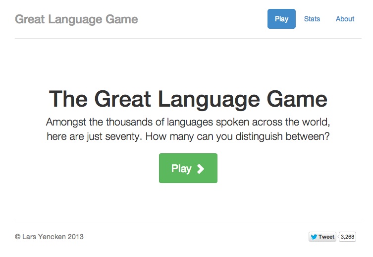 iTeach and iLearn: The Great Language Game