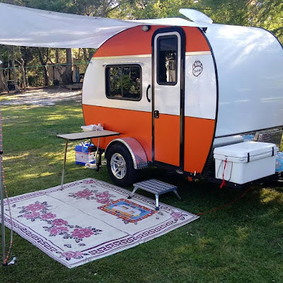 Tiny Yellow Teardrop: Rustic Trail Teardrop Campers