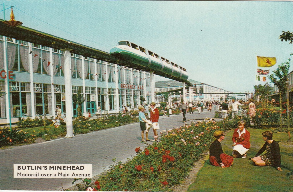 The Ham and Egger Files: Butlin's Postcards - minigolf and monorails