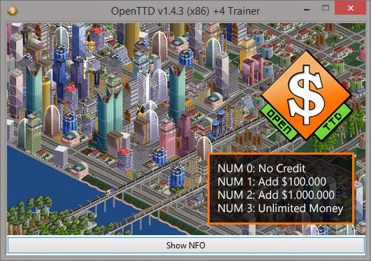 uniQ Hacks: OpenTTD v1.4.3 ALL VERSIONS +4 Trainer