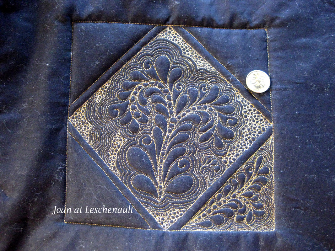 Joan at Leschenault: Whole Cloth Quilt