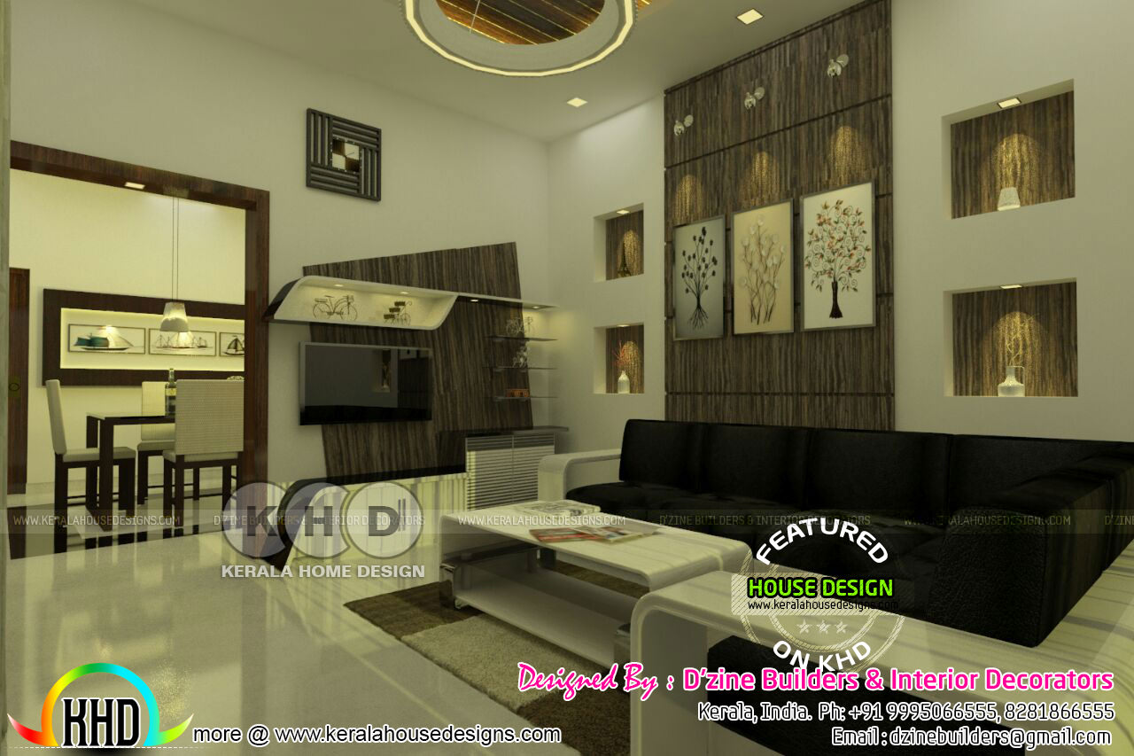 House and interior designs by D'zine Builders & Interior Decorators ...