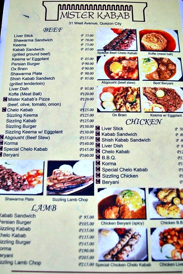 Everything under the SUN!: Mister Kabab (October 29, 2011)